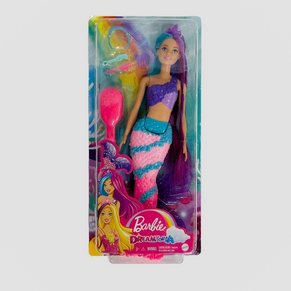 Barbie | Toys | New Barbie Dreamtopia Mermaid Doll W Extra Long Purple ...